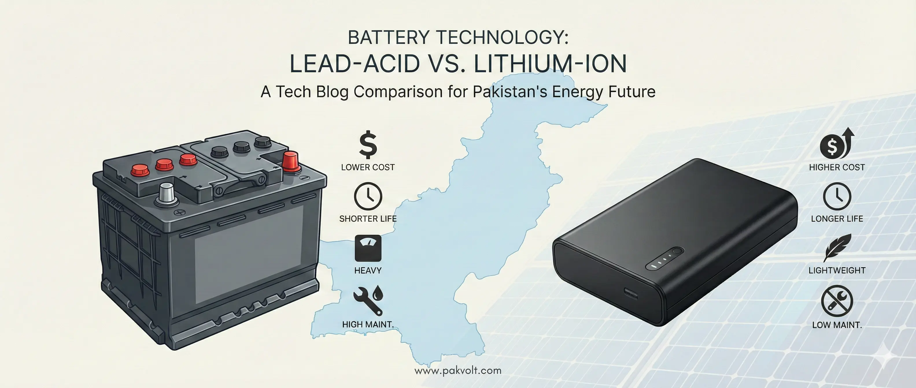Lead-Acid vs Lithium-Ion: Which Battery Is Right for You? | PakVolt